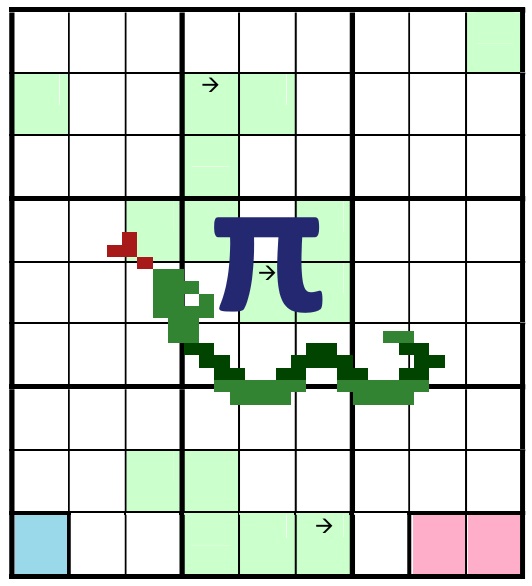 Pi Snakes! (Sudoku puzzle) – WillNicholes.com